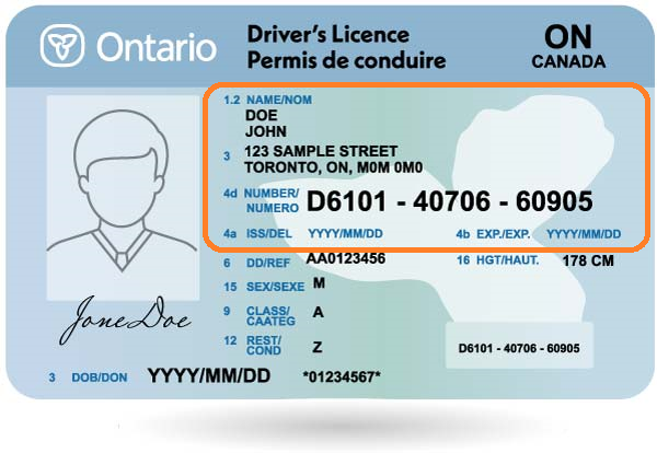 Ontario Drive Test Booking